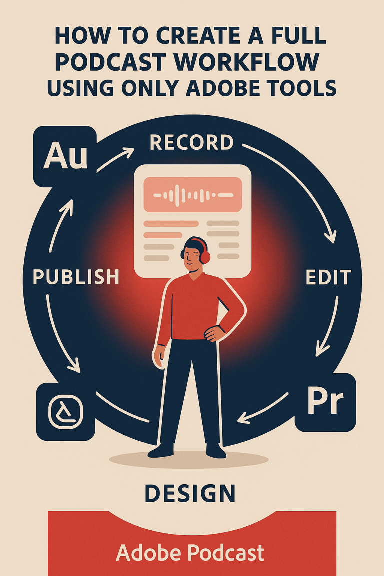 How to Create a Full Podcast Workflow Using Only Adobe Tools – 6thSound