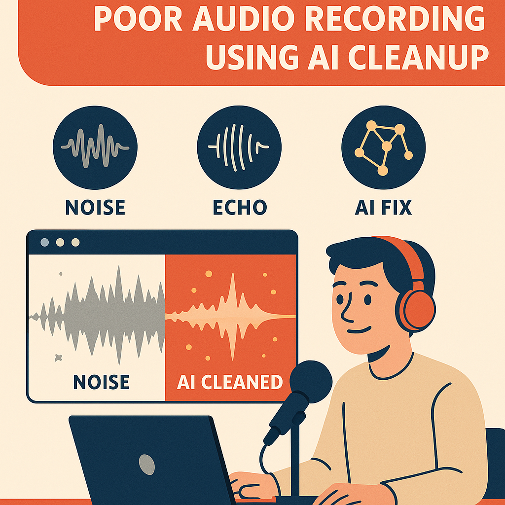 📰 How to Repair Poor Audio Recordings Using AI Cleanup – 6thSound