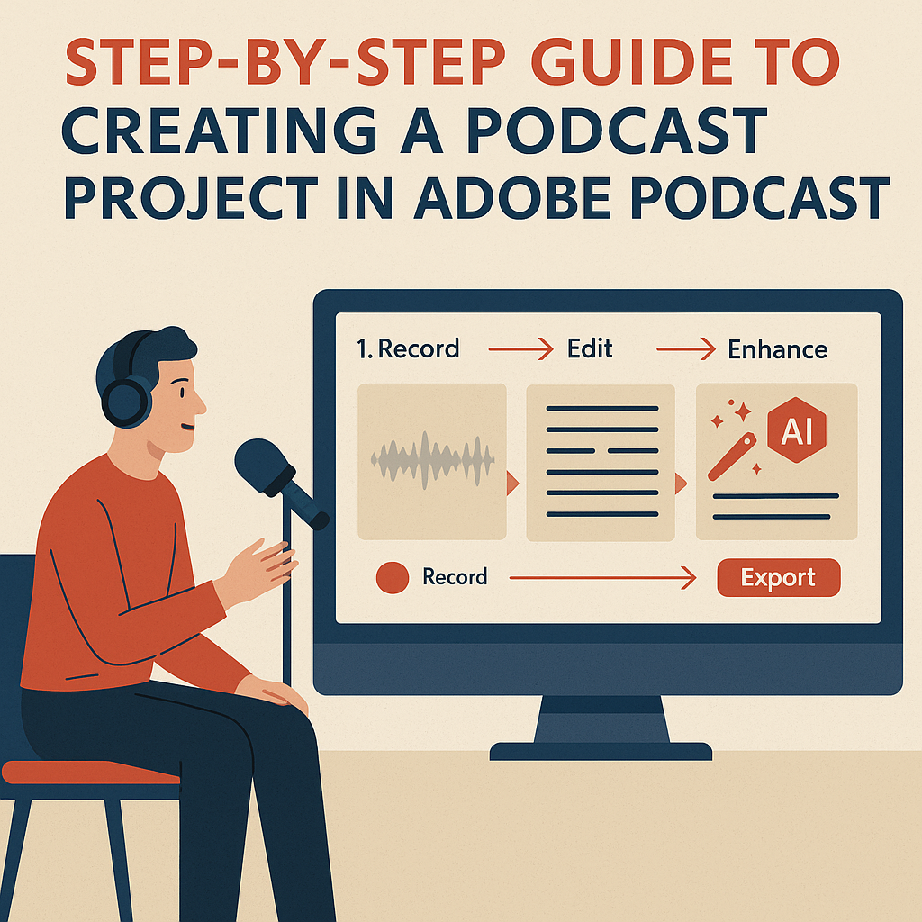 Step-by-Step Guide to Creating a Podcast Project in Adobe Podcast ...
